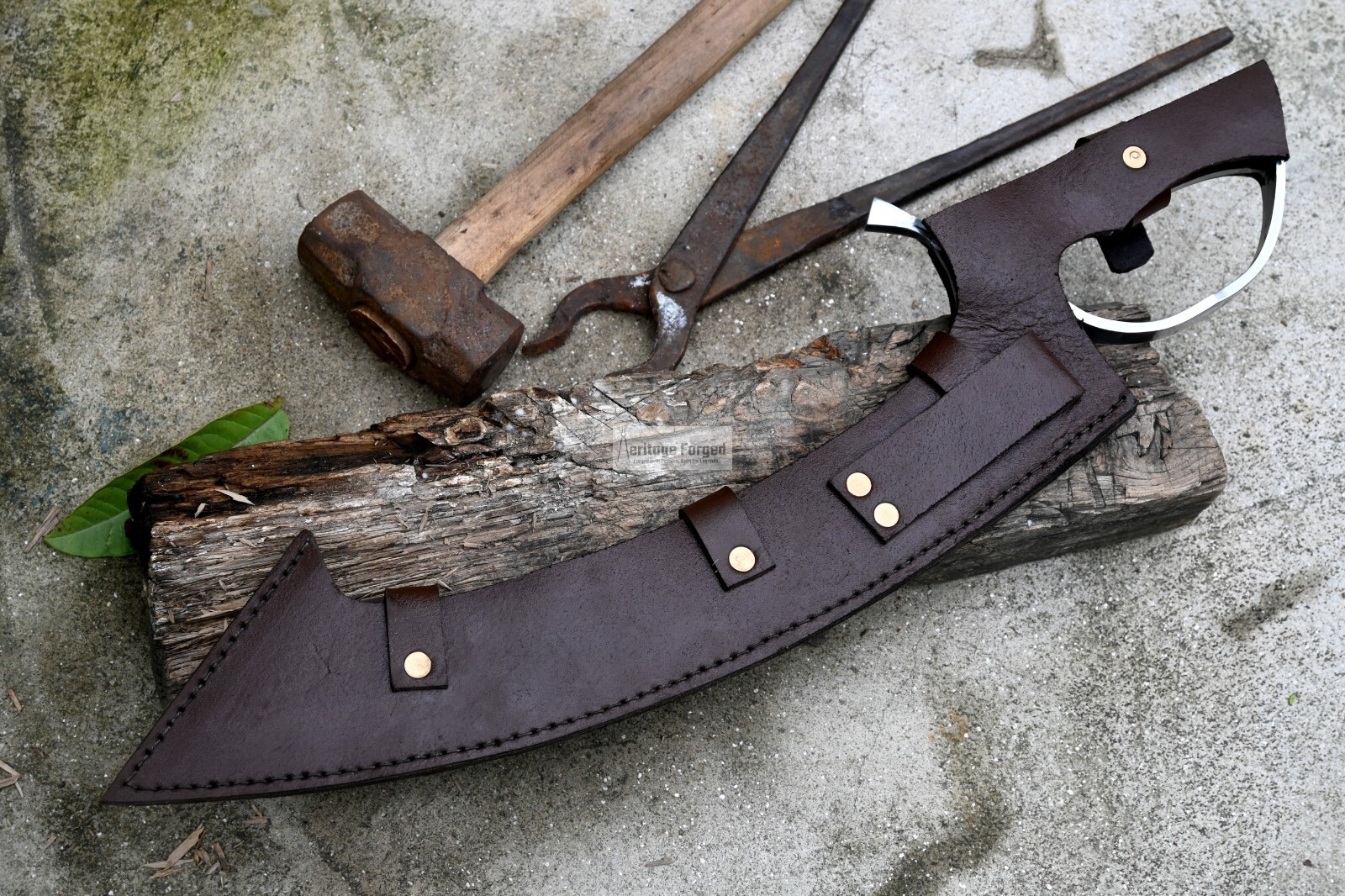 KOPESH MACHETE-hunting machete-tactical knife-chopper-cleaver-Hand ...