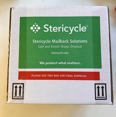 Stericycle 1G1V4 1 Gallon Screw Top Sharps Mailback System | eBay