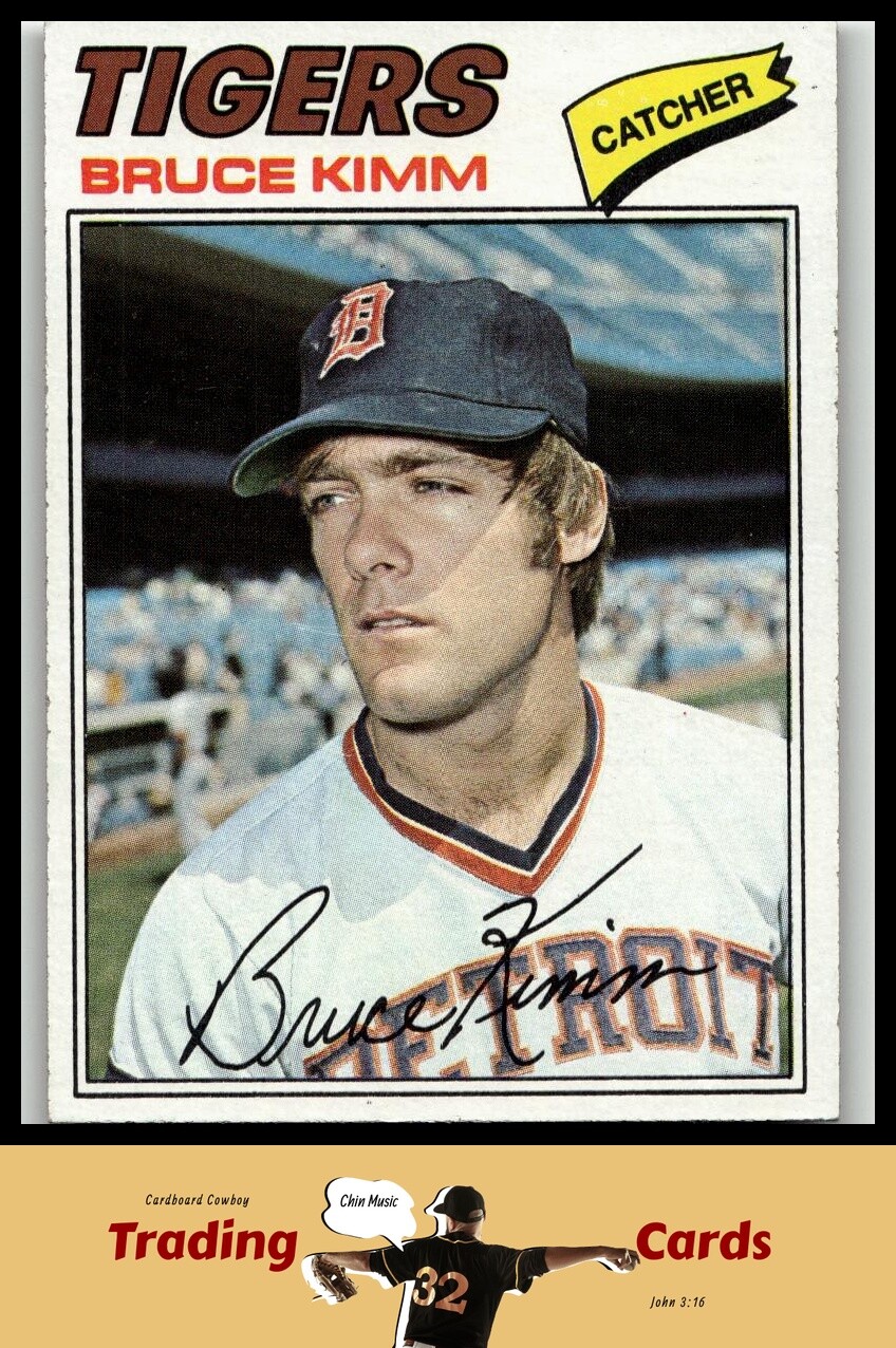 1977 Topps #554 Bruce Kimm Detroit Tigers RC Baseball Card VG/EX | eBay