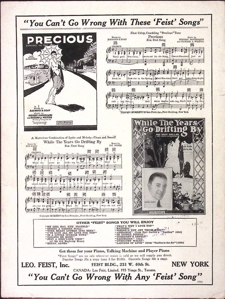 1926 I'VE GOT THE GIRL (Oh! Those Lips) Sheet Music Snappy Fox Trot by ...