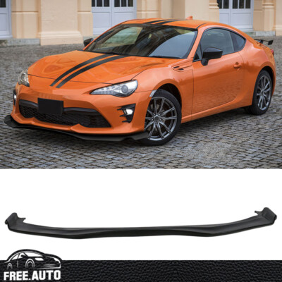 Fits 17-20 Toyota 86 GT86 FT86 Front Bumper Lip Spoiler Unpainted GR ...