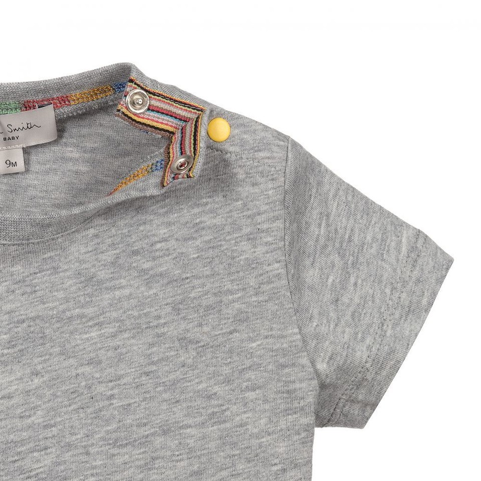 NWT NEW Paul Smith Baby Boys Grey Cotton towing boat print T-Shirt 1yr ...