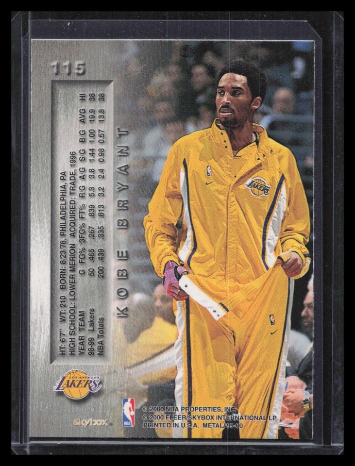 1999-00 Metal #115 Kobe Bryant | eBay