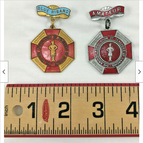 2 Medals British Association of Teachers of (Highland) Dancing BATD ...