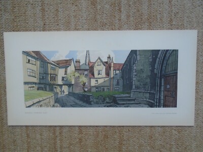 Original BR carriage print Norwich, Tombland Alley by J. Fletcher ...