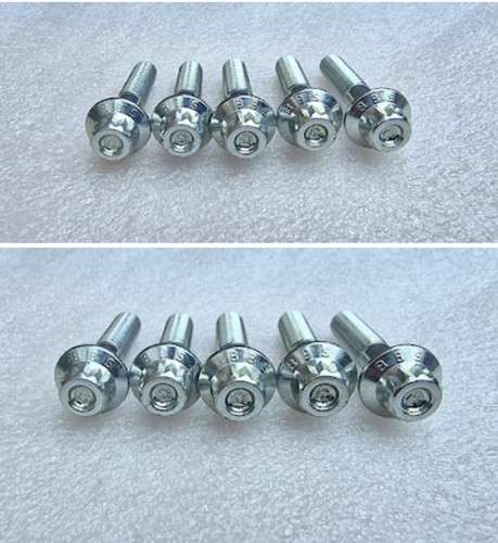 BBS Split Rim wheel bolts, Genuine BBS RS, Original BBS M7x32 Zinc, 120 ...