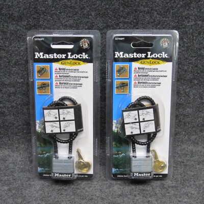 2 Master Lock 107DSPT Gun Locks New In Package 2002 USA | eBay