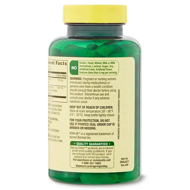 Spring Valley Prostate Bladder Control Supplement 120 Vegetarian ...