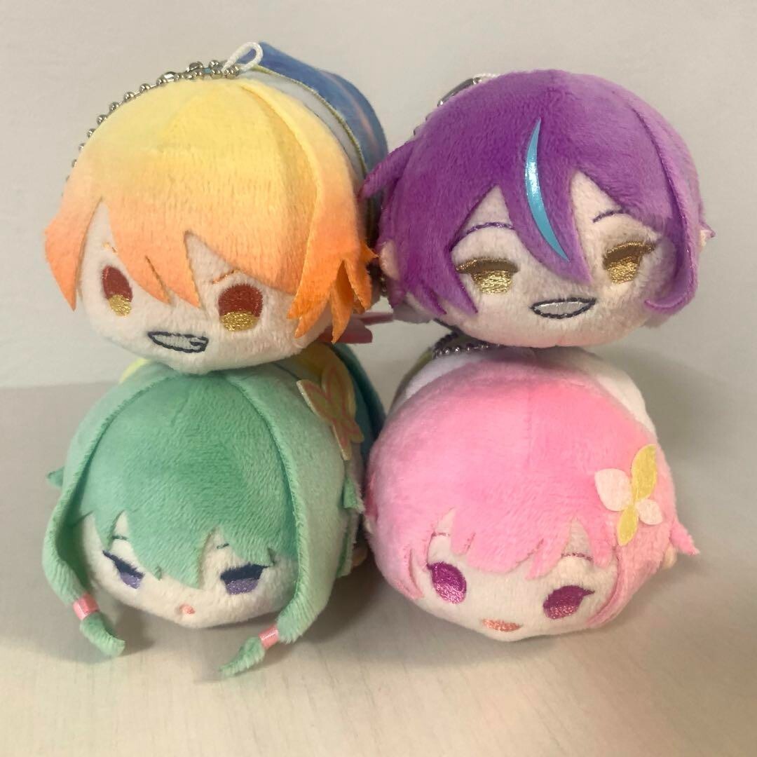 Project Sekai Mochi Mochi Mascot Plush Doll Tsukasa Emu Nene Rui Set of ...