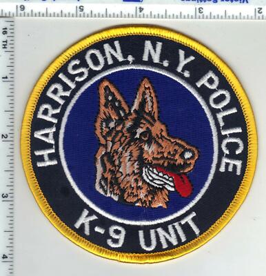 Harrison Police (New York) 1st Issue K-9 Shoulder Patch | eBay
