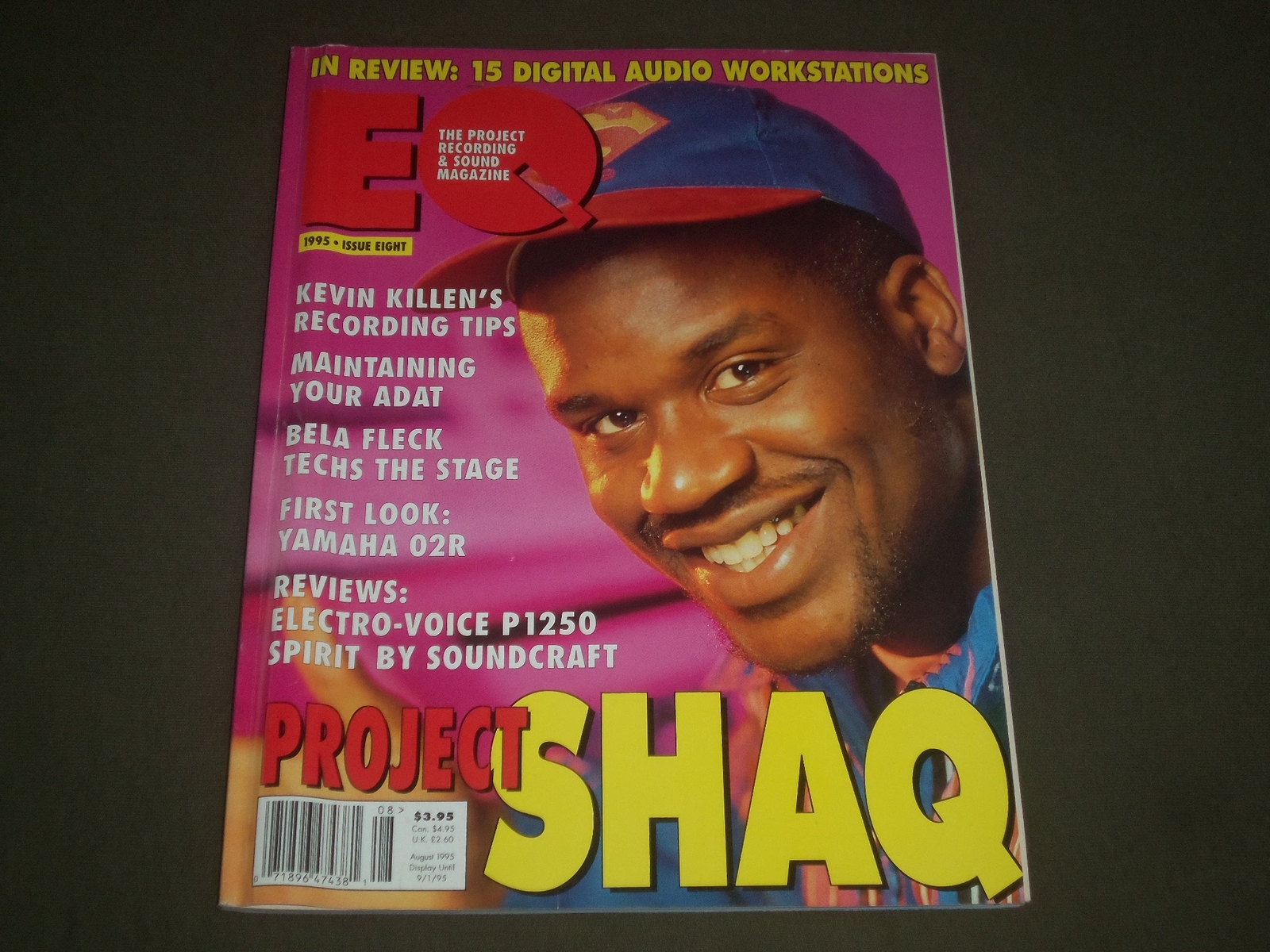 1995 EQ RECORDING & SOUND MAGAZINE - SHAQUILLE O'NEAL COVER - SHAQ - PB ...