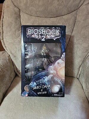 NECA Bioshock 2 Subject Omega Big Daddy with Little Sister Red Dress ...