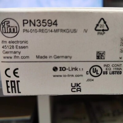 IFM New stock PN3594 Pressure sensor #YC# | eBay