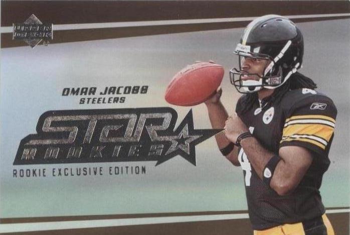2006 Upper Deck - Star Rookies Omar Jacobs #266 Rookie Exclusive ...