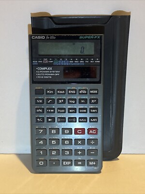 Casio Fx-115D Super FX Scientific Solar Operated Calculator With Case ...