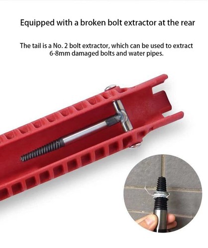 Multipurpose Faucet and Sink Wrench Tool Basin Wrench Plumbing Tool for ...