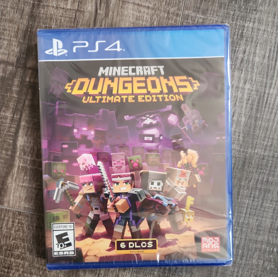 New Minecraft Dungeons Ultimate Edition Sony PlayStation Factory Sealed ...