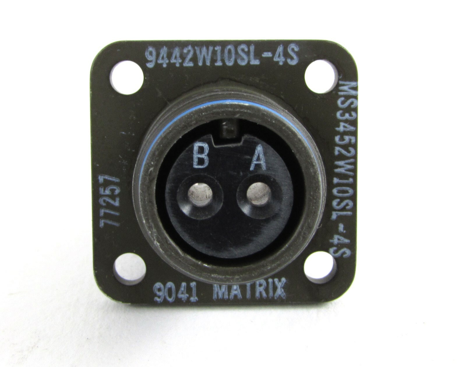 QTY (372) Matrix Connectors MS3452W10SL-4S Panel Recpt 2 Crimp ...