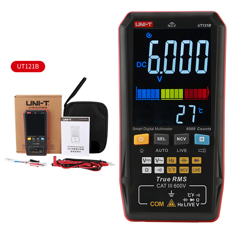 UNI-T Smart True RMS Multimeter Digital Volt meter Cap NCV Live Wire ...