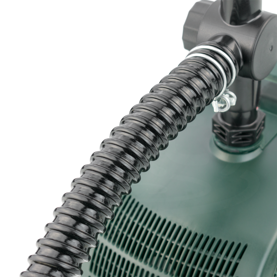 2 inch (50mm) BLACK CORRUGATED FLEXIBLE HOSE FISH POND PUMP MARINE PVC ...