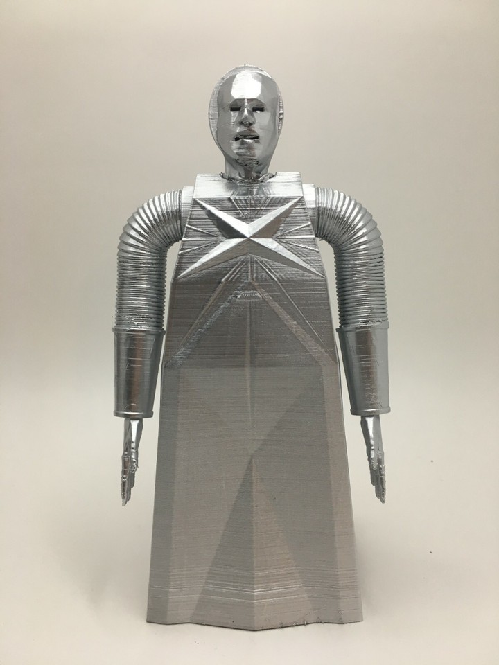 Custom LOGANS RUN BOX ROBOT MEGO SCALE for 8 INCH FIGURES ** ROBOT ONLY ...