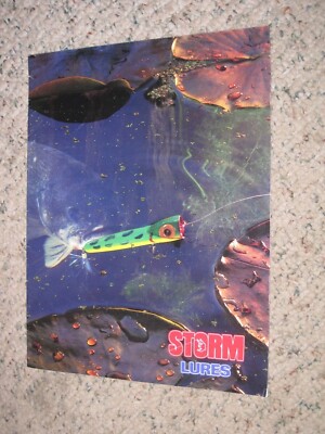 1995 Storm Lures Catalog Pre Rapala Crankbait Fishing Wiggle Wart ...
