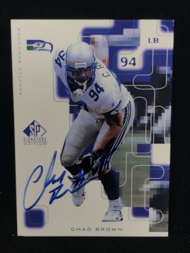 Chad Brown 99 Sp Signature Seattle Seahawks | eBay