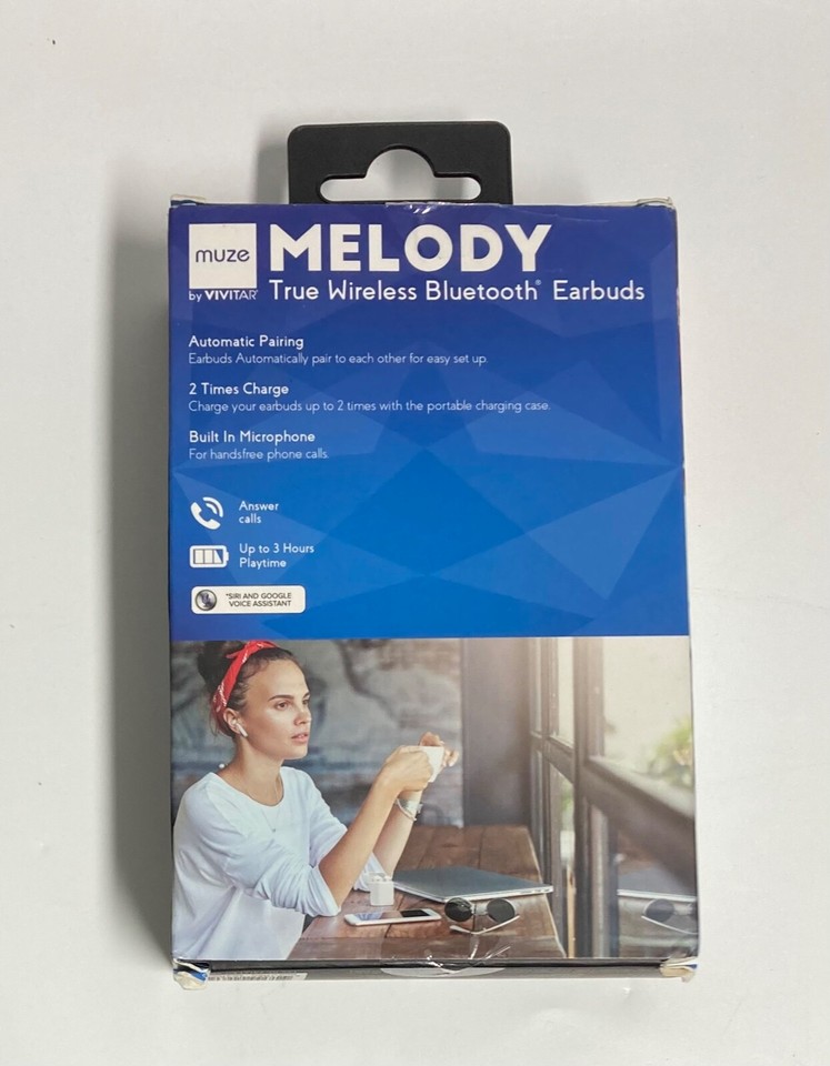 MUZE BY VIVITAR MELODY TRUE WIRELESS BLUETOOTH EARBUDS | eBay