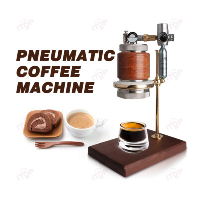 Pneumatic Coffee Machine 58mm Portafilter Portable for Camping Espresso ...