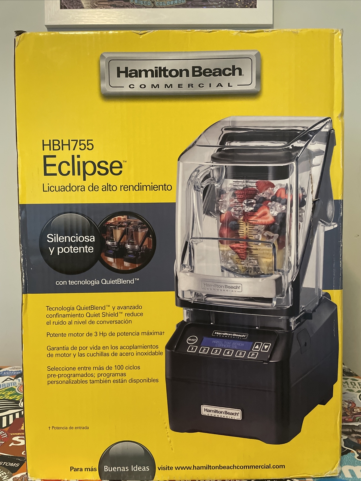 Hamilton Beach HBH755 64 oz The Eclipse Blender - Black for sale online ...