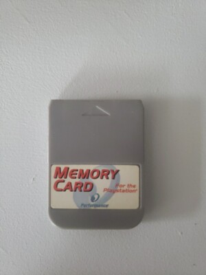 Performance Memory Card PS1 Sony Playstation 1 | eBay