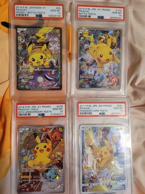 Pokemon Japan PROMO Pikachu Holo Battle 20th Anniversary Festa PSA 10 ...
