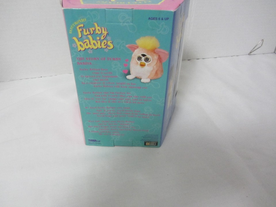 1999 Tiger Electronics 70-940 Furby Babies Multicolor Blue and Pink ...
