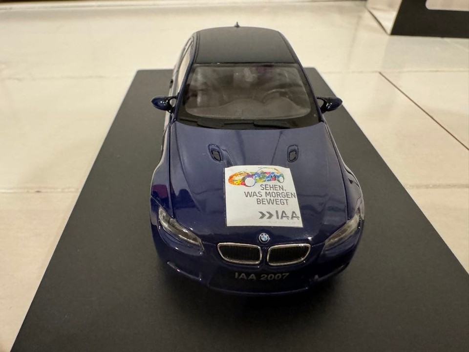 BMW M3 IAA 2007 MINICHAMPS 1/43 Minicar | eBay