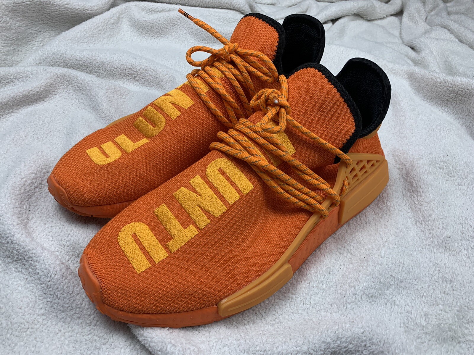 Adidas HU NMD Human Race Pharrell Williams Orange Men's Size 10.5 ...