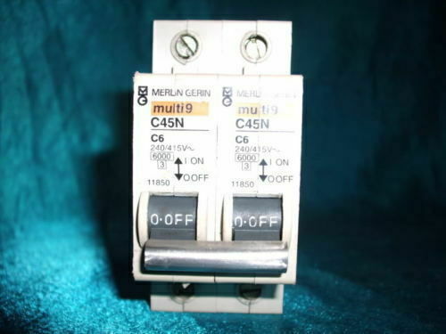 Merlin Gerin Multi 9 C45N Circuit Breaker C6 | eBay