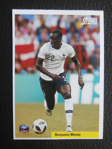 BENJAMIN MENDY FOOTBALL ROOKIE CARD FFF FRANCE RARE SO FOOT | eBay