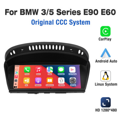 8.8'' Wireless CarPlay Multimedia Radio GPS Für BMW 3 5er E90~E93 E60 ...