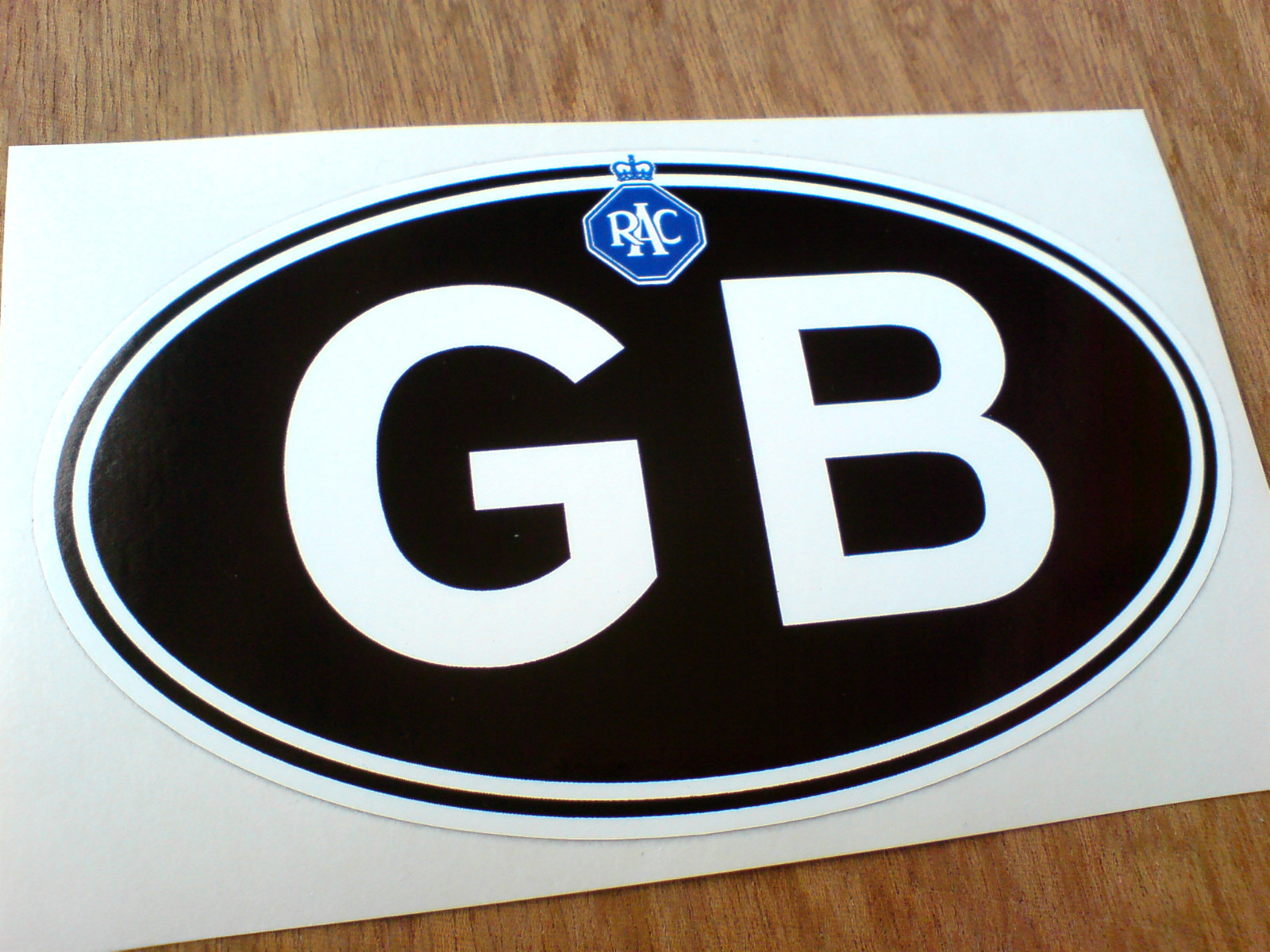 GB RAC Vintage Retro Great Britain Car Sticker Decal 1 off 125mm | eBay