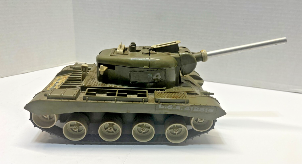 Vintage 1960 REMCO Light Bulldog Tank Model Toy Untested | eBay