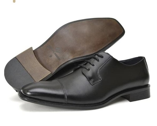 Joseph Abboud Mens Black Dress Shoes Baxter Cap Toe Size 8 Retail $175. ...