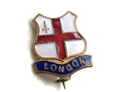 London Lettered Crest Pin Gold Tone | eBay