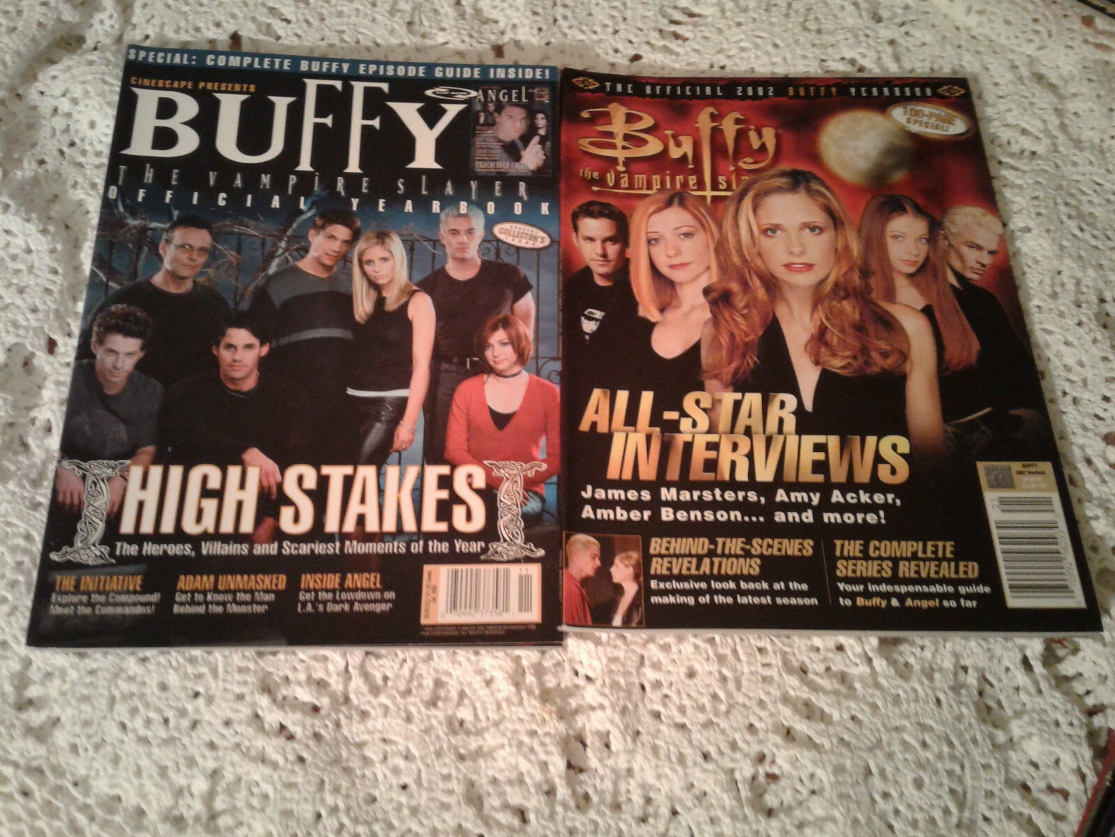 Vintage 2000 2002 Buffy The Vampire Slayer Yearbook Lot | eBay