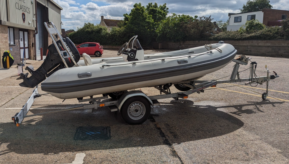15ft RIB Boat + Suzuki DF50A 4-Stroke EFI 50HP Outboard + Indespension ...