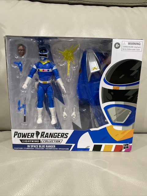 Hasbro Power Rangers in Space Lightning Collection Blue Ranger Deluxe ...