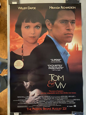 Tom & Viv Movie Poster - 40 x 26 - Rolled | eBay
