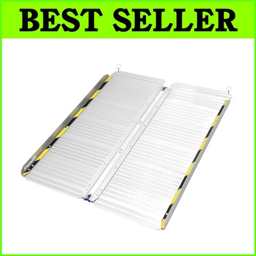 Portable 3FT Threshold Ramp for Wheelchairs with Mute Pad and Stability ...