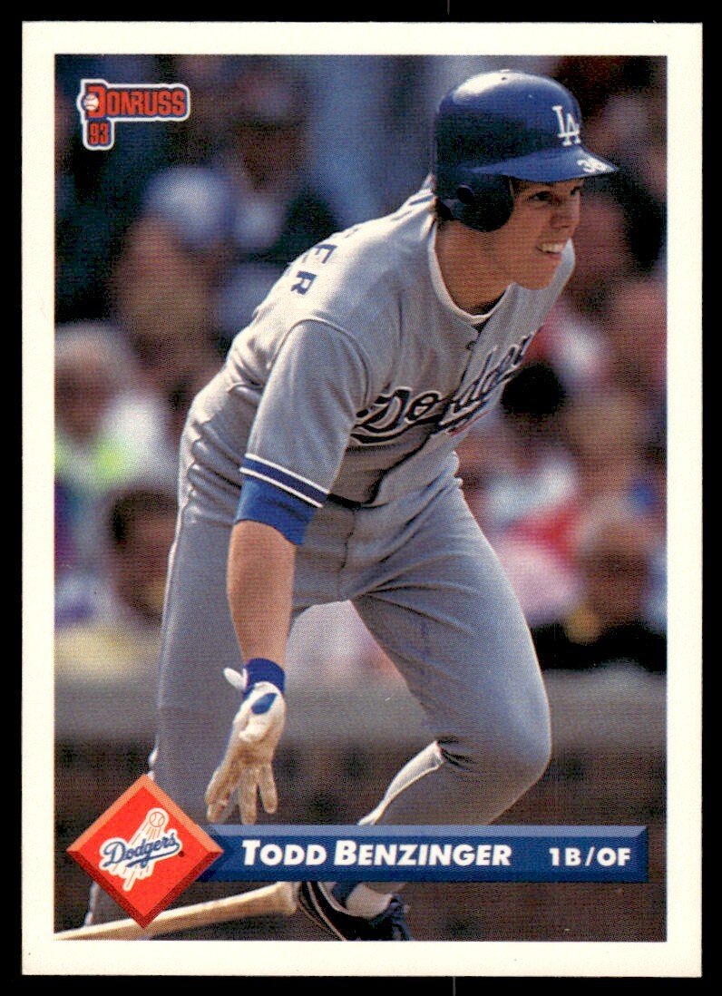 1993 Donruss Baseball Card Todd Benzinger Los Angeles Dodgers #562 | eBay
