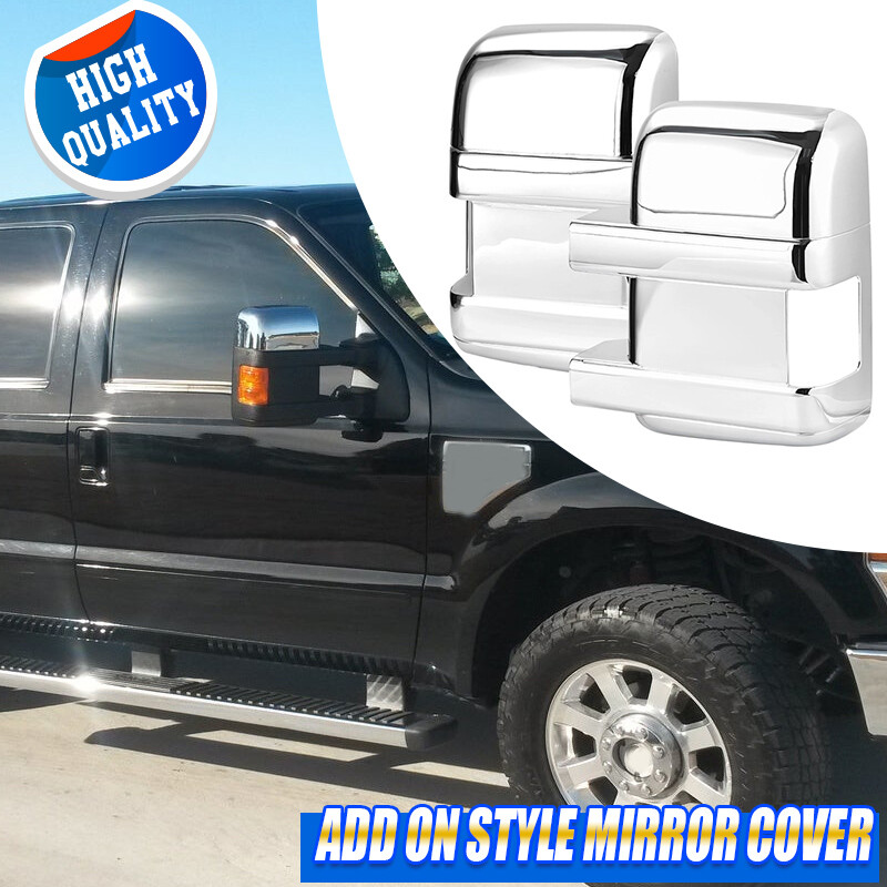 For 2008-2016 Ford F250 F350 SuperDuty Chrome Rearview Full Mirror ...