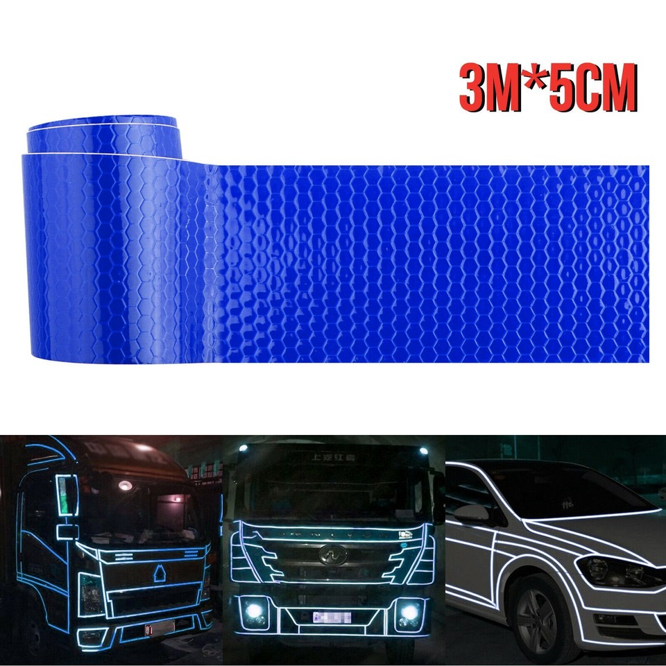 3M Reflective Safety Sticker Reflector Tape Car Night Traffic Safety ...